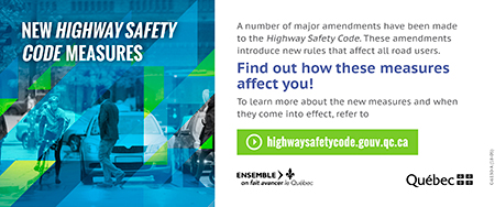 2018 Highway Safety Code Campaign - SAAQ